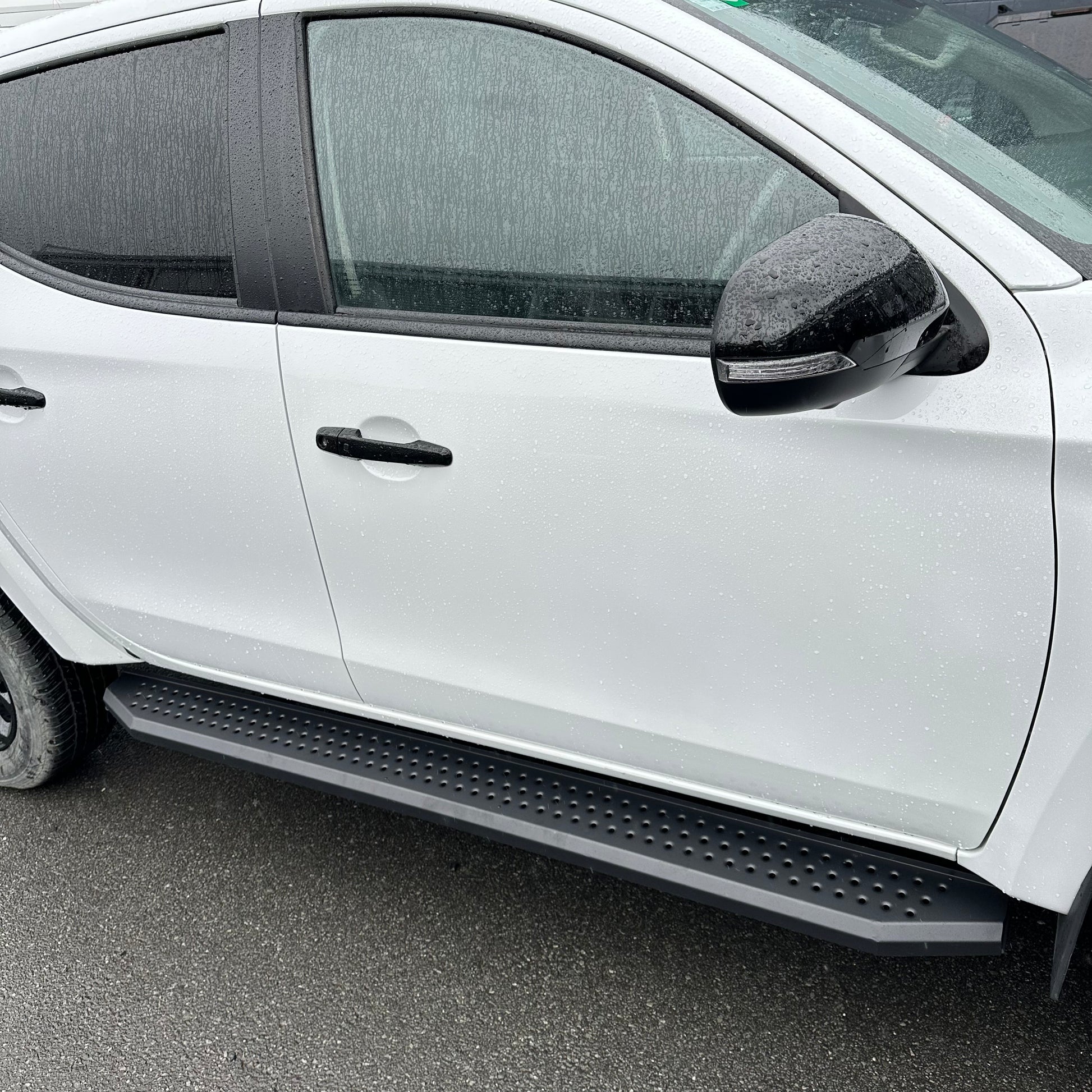 Side Step Running Board Black Steel Triton 2019-2023 Double/Super Cab