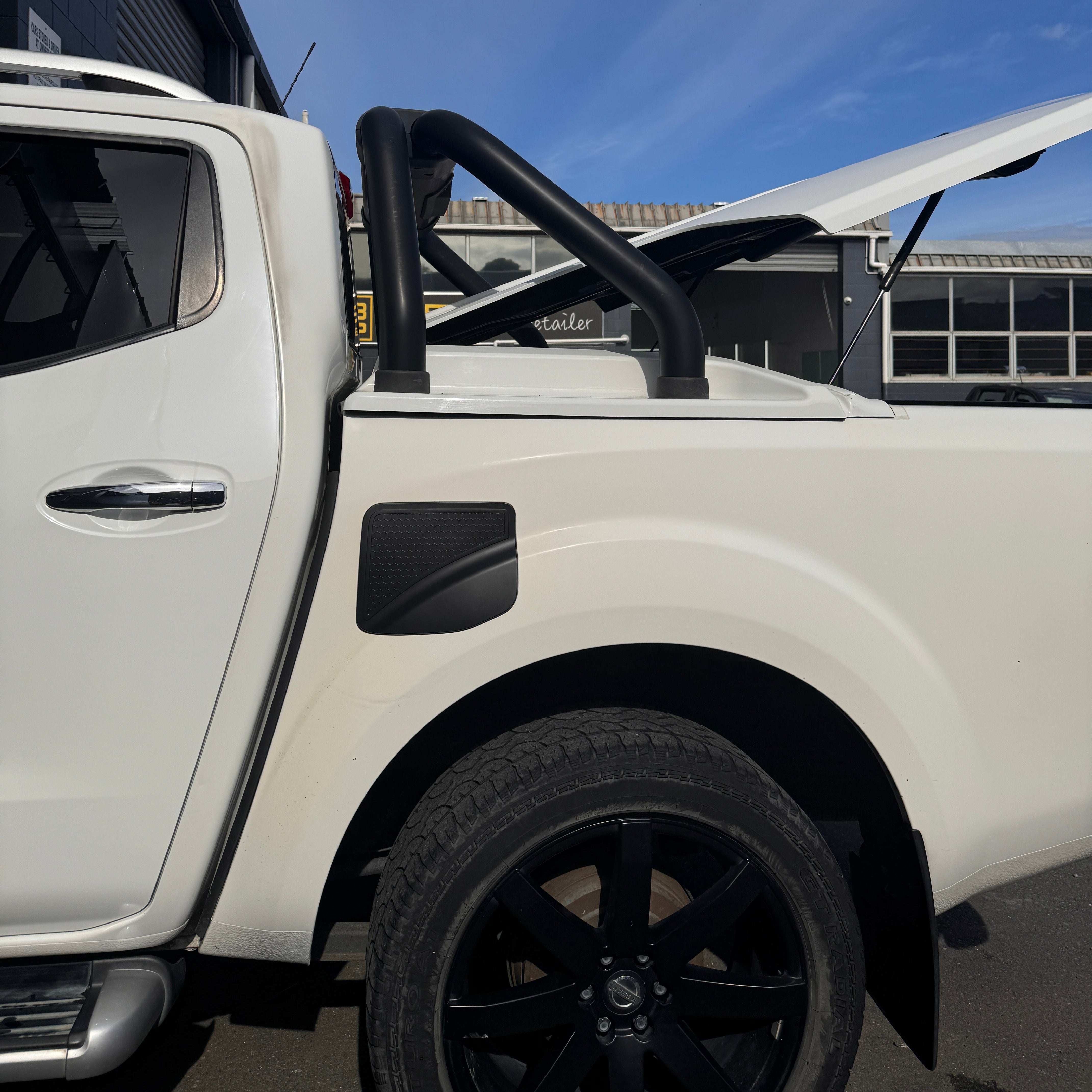 Fuel Tank Cap Cover Nissan Navara 2021+ Matte Black