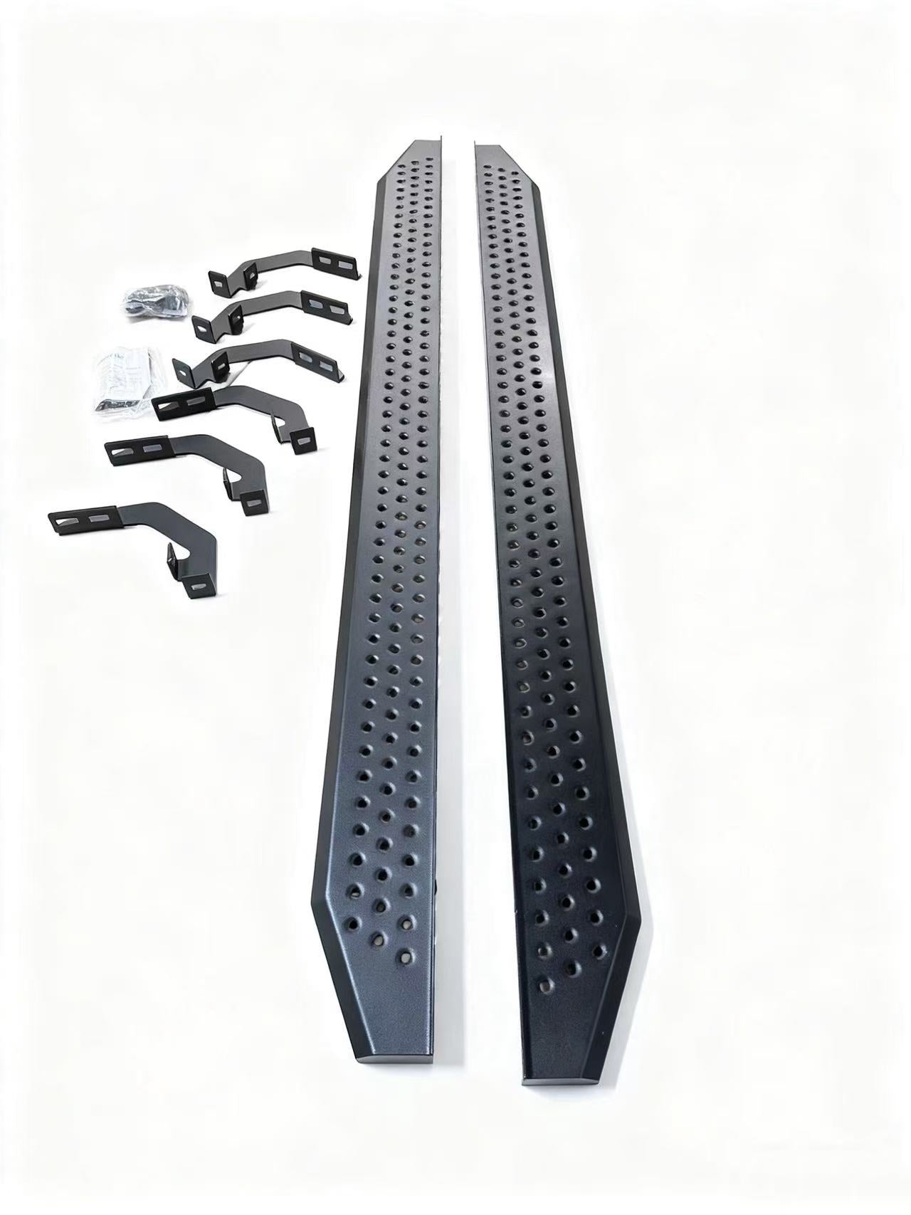 Side Step Running Board Black Steel GWM Cannon 2019-Curent Double/Supe